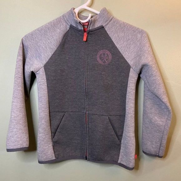Okaidi | Shirts & Tops | Okaidi Kids Grey Zip Jacket 8 | Poshmark